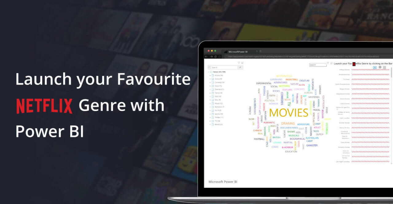 Launch your Favourite Netflix Genre with Power BI