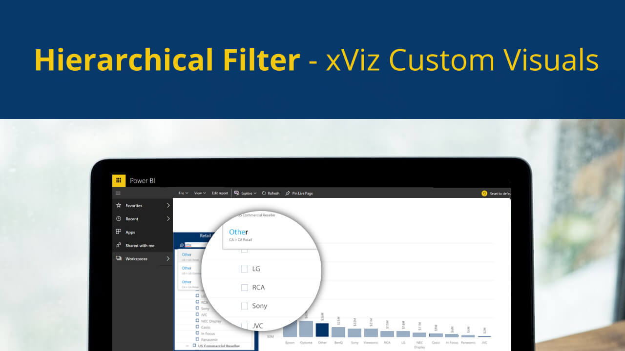 Hierarchy Filter For Power Bi Key Features Of The Advanced Visual