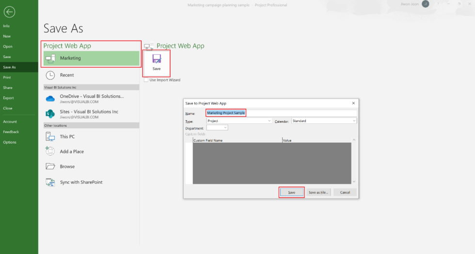 Visualize Microsoft Project Data in Power BI using xViz Gantt Chart